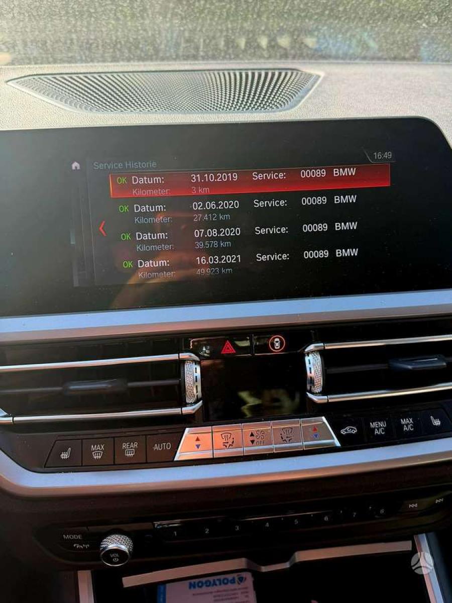 Black BMW 320 2019 in Taurage, with an engine capacity of 2.00 L and mileage of 242 thousand km for 10900 €, photo 10 on AUTOMOTO.COM.LV