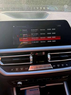Black BMW 320 2019 in Taurage, with an engine capacity of 2.00 L and mileage of 242 thousand km for 10900 €, photo 11 on AUTOMOTO.COM.LV