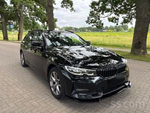 Black BMW 320 2019 in Ogre, with an engine capacity of 2.00 L and mileage of 371 thousand km for 15799 €, photo 4 on AUTOMOTO.COM.LV
