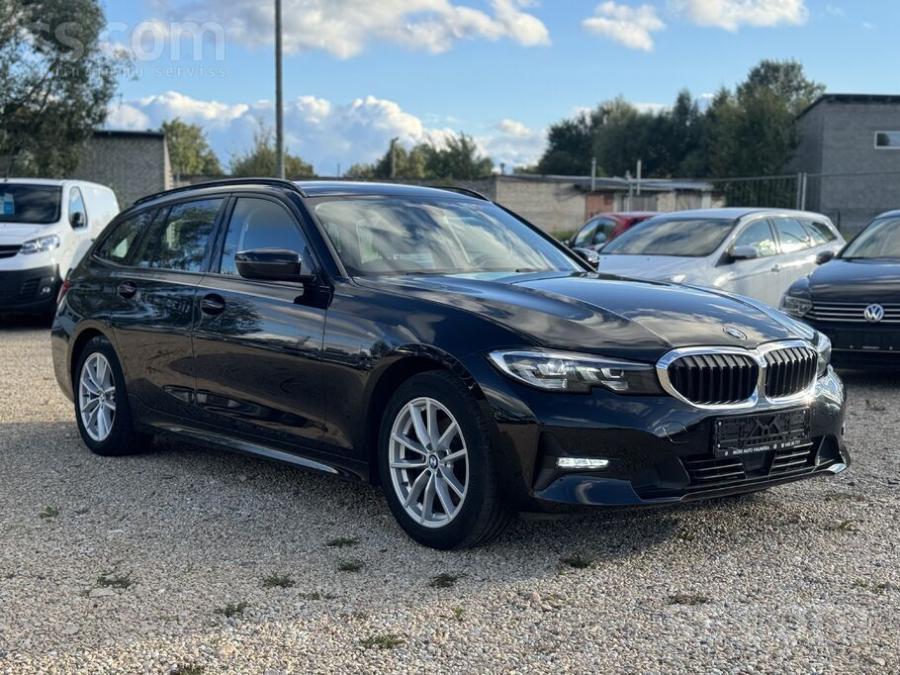 Black BMW 320 2019 in Valmiera, with an engine capacity of 2.00 L and mileage of 140 thousand km for 17490 €, photo 6 on AUTOMOTO.COM.LV