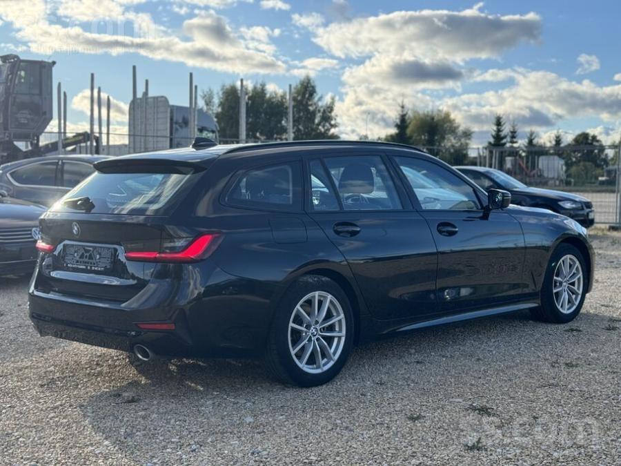 Black BMW 320 2019 in Valmiera, with an engine capacity of 2.00 L and mileage of 140 thousand km for 17490 €, photo 7 on AUTOMOTO.COM.LV