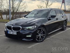 Black BMW 320 2020 in Riga, with an engine capacity of 2.00 L and mileage of 208 thousand km for 17990 €, photo  on AUTOMOTO.COM.LV