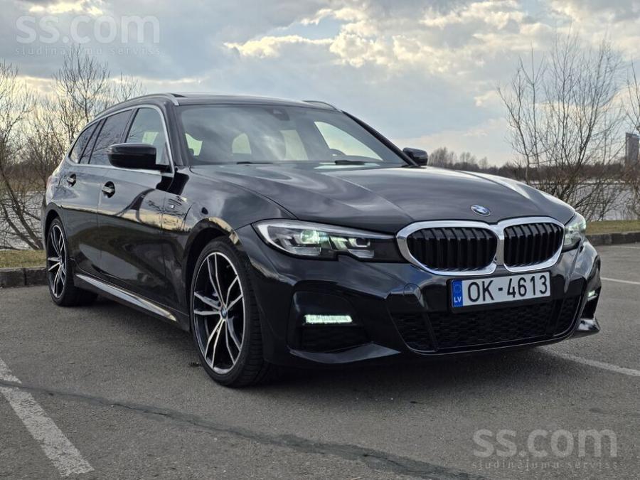 Black BMW 320 2020 in Riga, with an engine capacity of 2.00 L and mileage of 208 thousand km for 17990 €, photo 3 on AUTOMOTO.COM.LV