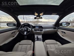 Black BMW 320 2020 in Riga, with an engine capacity of 2.00 L and mileage of 208 thousand km for 17990 €, photo 6 on AUTOMOTO.COM.LV
