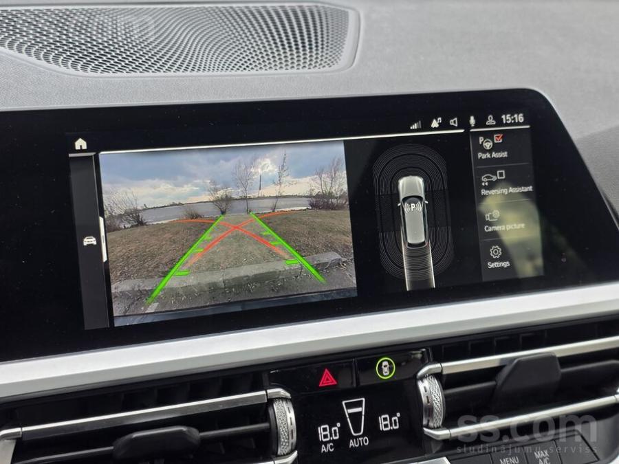 Black BMW 320 2020 in Riga, with an engine capacity of 2.00 L and mileage of 208 thousand km for 17990 €, photo 20 on AUTOMOTO.COM.LV