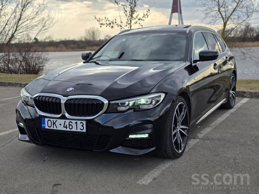 Black BMW 320 2020 in Riga, with an engine capacity of 2.00 L and mileage of 208 thousand km for 17990 €, photo 21 on AUTOMOTO.COM.LV