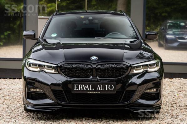 Black BMW 320 2020 in Jelgava, with an engine capacity of 2.00 L and mileage of 197 thousand km for 21900 €, photo 2 on AUTOMOTO.COM.LV