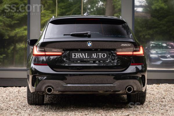 Black BMW 320 2020 in Jelgava, with an engine capacity of 2.00 L and mileage of 197 thousand km for 21900 €, photo 5 on AUTOMOTO.COM.LV