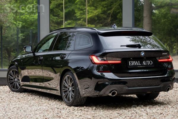 Black BMW 320 2020 in Jelgava, with an engine capacity of 2.00 L and mileage of 197 thousand km for 21900 €, photo 6 on AUTOMOTO.COM.LV