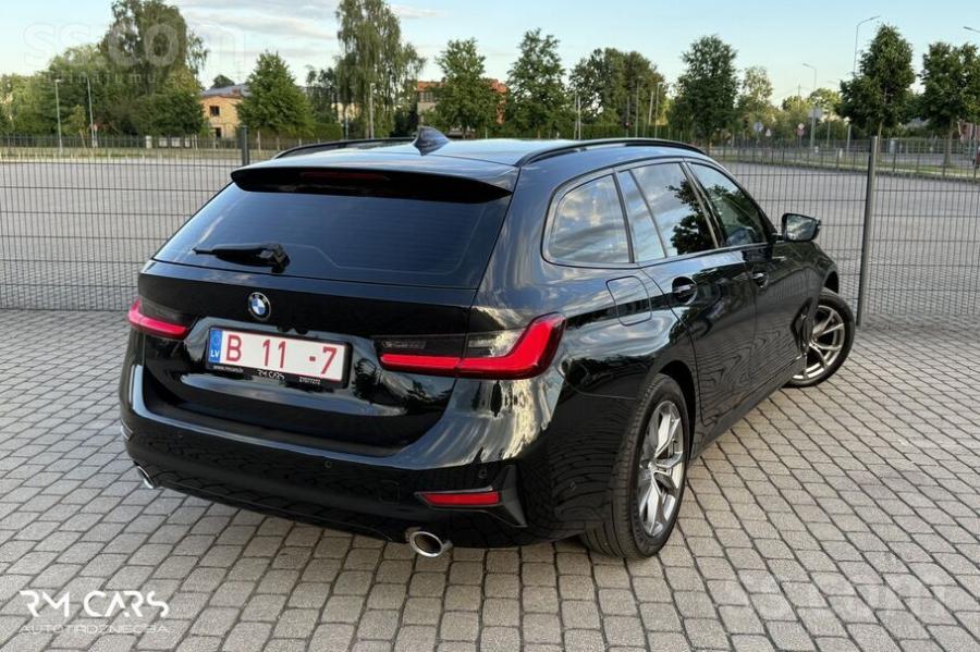 Black BMW 320 2020 in Jelgava, with an engine capacity of 2.00 L and mileage of 0 thousand km for 18500 €, photo 5 on AUTOMOTO.COM.LV