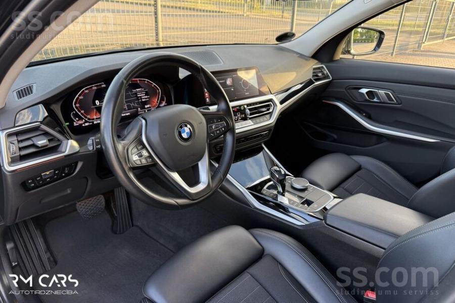 Black BMW 320 2020 in Jelgava, with an engine capacity of 2.00 L and mileage of 0 thousand km for 18500 €, photo 10 on AUTOMOTO.COM.LV