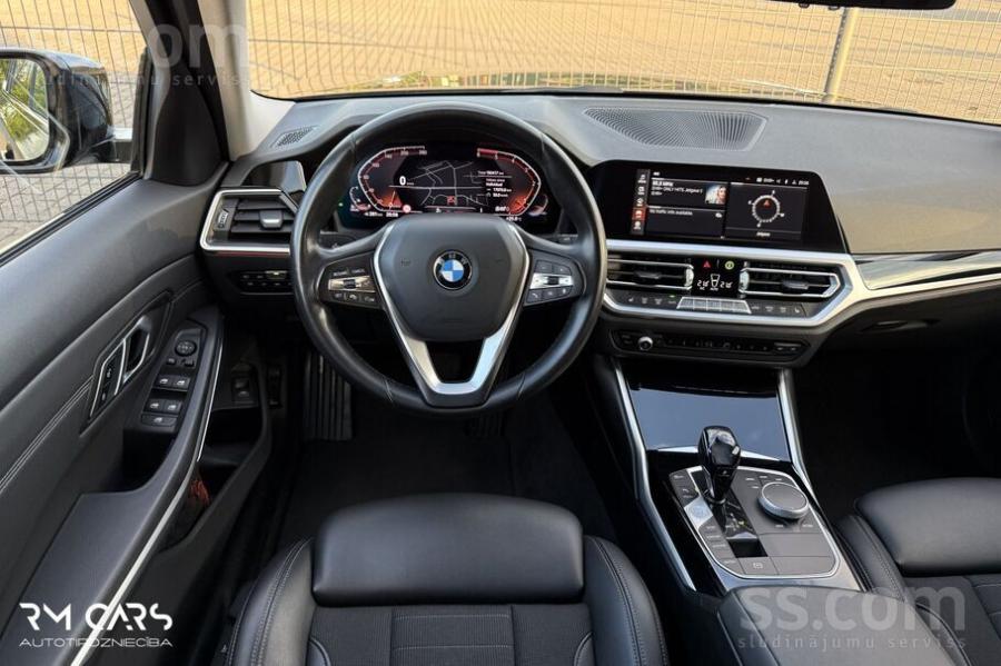Black BMW 320 2020 in Jelgava, with an engine capacity of 2.00 L and mileage of 0 thousand km for 18500 €, photo 12 on AUTOMOTO.COM.LV