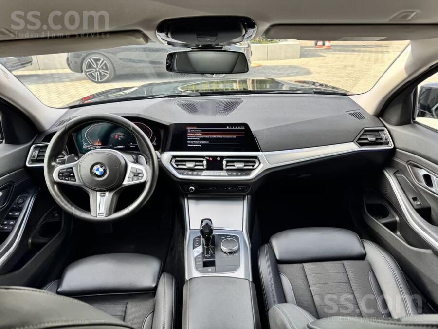 Black BMW 320 2020 in Cesis, with an engine capacity of 2.00 L and mileage of 199 thousand km for 19900 €, photo 8 on AUTOMOTO.COM.LV