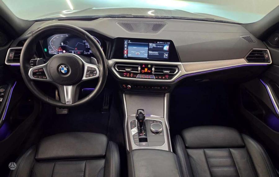Black BMW 320 2020 in Marijampole, with an engine capacity of 2.00 L and mileage of 274 thousand km for 17750 €, photo 11 on AUTOMOTO.COM.LV