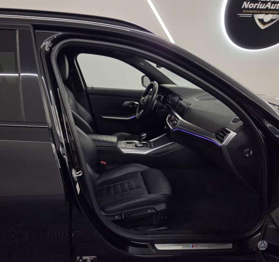 Black BMW 320 2020 in Marijampole, with an engine capacity of 2.00 L and mileage of 274 thousand km for 17750 €, photo 24 on AUTOMOTO.COM.LV