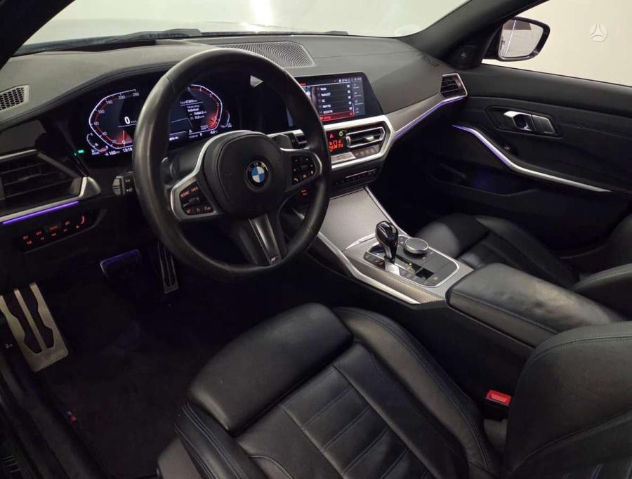 Black BMW 320 2020 in Marijampole, with an engine capacity of 2.00 L and mileage of 274 thousand km for 17750 €, photo 3 on AUTOMOTO.COM.LV