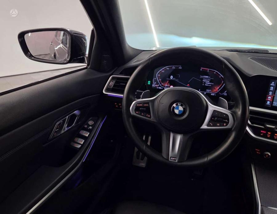 Black BMW 320 2020 in Marijampole, with an engine capacity of 2.00 L and mileage of 274 thousand km for 17750 €, photo 39 on AUTOMOTO.COM.LV