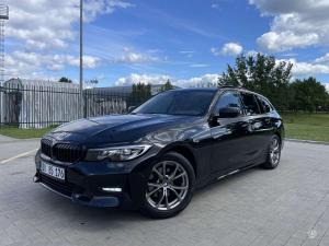 Black BMW 320 2020 in Jonava, with an engine capacity of 2.00 L and mileage of 246 thousand km for 16299 €, photo 6 on AUTOMOTO.COM.LV