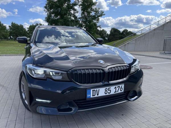 Black BMW 320 2020 in Jonava, with an engine capacity of 2.00 L and mileage of 246 thousand km for 16299 €, photo 9 on AUTOMOTO.COM.LV