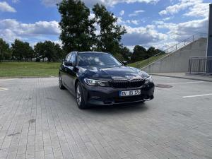 Black BMW 320 2020 in Jonava, with an engine capacity of 2.00 L and mileage of 246 thousand km for 16299 €, photo 6 on AUTOMOTO.COM.LV