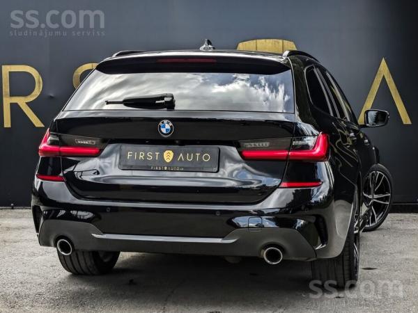 Black BMW 320 2020 in Tukums, with an engine capacity of 2.00 L and mileage of 166 thousand km for 21990 €, photo 3 on AUTOMOTO.COM.LV