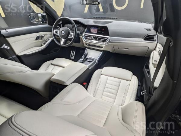 Black BMW 320 2020 in Tukums, with an engine capacity of 2.00 L and mileage of 166 thousand km for 21990 €, photo 5 on AUTOMOTO.COM.LV
