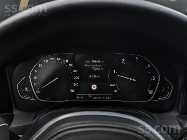 Black BMW 320 2020 in Tukums, with an engine capacity of 2.00 L and mileage of 166 thousand km for 21990 €, photo 9 on AUTOMOTO.COM.LV