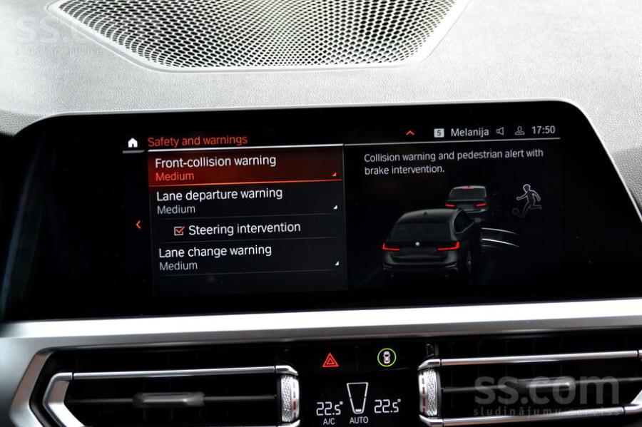 Melns BMW 320 2020 Tukums, ar dzinēja tilpumu 2.00 L un nobraukumu 177 tūkst. km par 21490 €, foto 16 vietnē AUTOMOTO.COM.LV