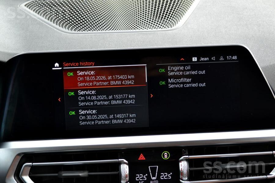 Melns BMW 320 2020 Tukums, ar dzinēja tilpumu 2.00 L un nobraukumu 177 tūkst. km par 21490 €, foto 21 vietnē AUTOMOTO.COM.LV