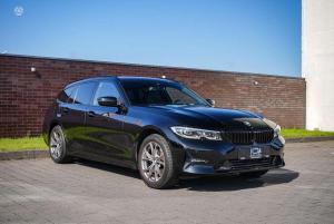 Black BMW 320 2020 in Marijampole, with an engine capacity of 2.00 L and mileage of 108 thousand km for 17950 €, photo  on AUTOMOTO.COM.LV