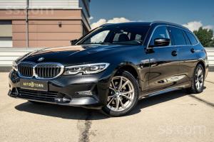 Black BMW 320 2020 in Riga, with an engine capacity of 2.00 L and mileage of 272 thousand km for 17550 €, photo  on AUTOMOTO.COM.LV