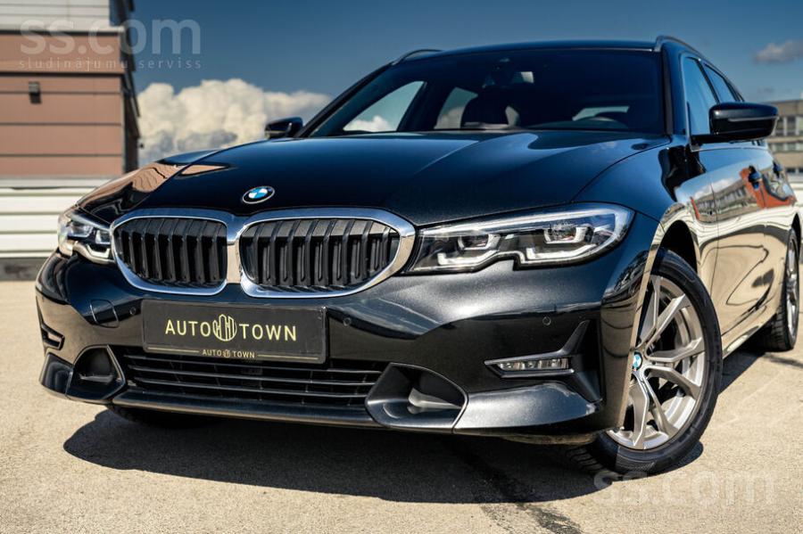 Black BMW 320 2020 in Riga, with an engine capacity of 2.00 L and mileage of 272 thousand km for 17550 €, photo 3 on AUTOMOTO.COM.LV