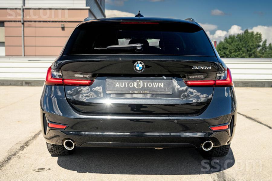 Black BMW 320 2020 in Riga, with an engine capacity of 2.00 L and mileage of 272 thousand km for 17550 €, photo 10 on AUTOMOTO.COM.LV