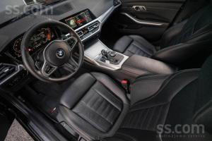 Black BMW 320 2020 in Riga, with an engine capacity of 2.00 L and mileage of 272 thousand km for 17550 €, photo 13 on AUTOMOTO.COM.LV