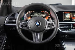 Black BMW 320 2020 in Riga, with an engine capacity of 2.00 L and mileage of 272 thousand km for 17550 €, photo 16 on AUTOMOTO.COM.LV