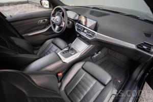 Black BMW 320 2020 in Riga, with an engine capacity of 2.00 L and mileage of 272 thousand km for 17550 €, photo 31 on AUTOMOTO.COM.LV