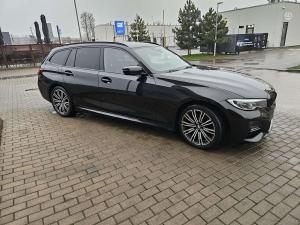 Black BMW 320 2021 in Kaunas, with an engine capacity of 2.00 L and mileage of 149 thousand km for 23600 €, photo  on AUTOMOTO.COM.LV