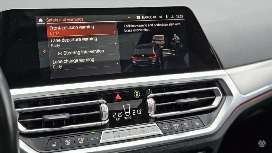 Черный БМВ 320 2021 в Электренай, объемом двигателя 2.00 л и пробегом 193 тыс. км за 21800 €, фото 29 на AUTOMOTO.COM.LV