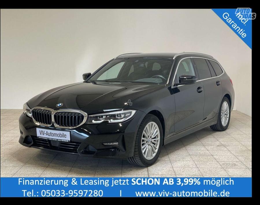 Black BMW 320 2021 in Kaunas, with an engine capacity of 2.00 L and mileage of 98 thousand km for 28496 €, photo 1 on AUTOMOTO.COM.LV