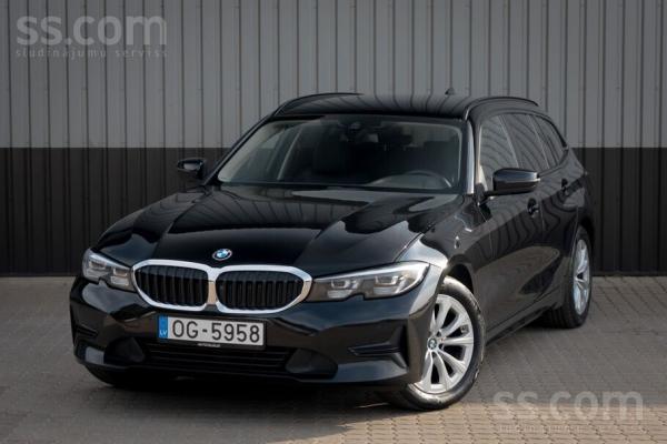 Black BMW 320 2021 in Talsi, with an engine capacity of 2.00 L and mileage of 220 thousand km for 17750 €, photo 3 on AUTOMOTO.COM.LV