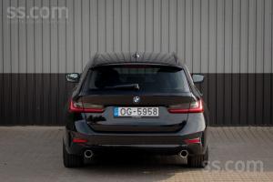 Black BMW 320 2021 in Talsi, with an engine capacity of 2.00 L and mileage of 220 thousand km for 17750 €, photo 6 on AUTOMOTO.COM.LV
