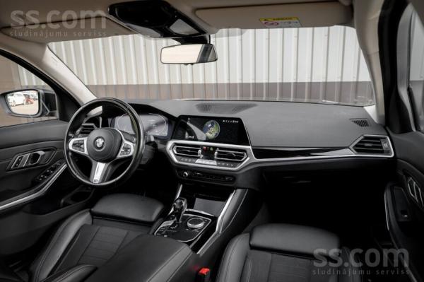 Black BMW 320 2021 in Talsi, with an engine capacity of 2.00 L and mileage of 220 thousand km for 17750 €, photo 8 on AUTOMOTO.COM.LV