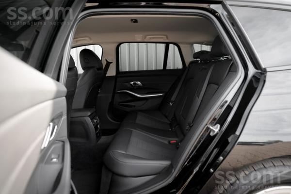 Black BMW 320 2021 in Talsi, with an engine capacity of 2.00 L and mileage of 220 thousand km for 17750 €, photo 10 on AUTOMOTO.COM.LV