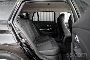 Black BMW 320 2021 in Talsi, with an engine capacity of 2.00 L and mileage of 220 thousand km for 17750 €, photo 12 on AUTOMOTO.COM.LV