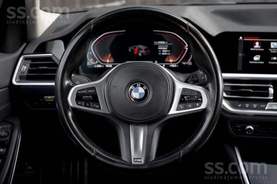 Black BMW 320 2021 in Talsi, with an engine capacity of 2.00 L and mileage of 220 thousand km for 17750 €, photo 18 on AUTOMOTO.COM.LV
