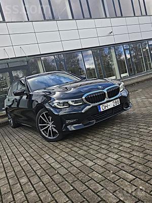 Black BMW 320 2021 in Tukums, with an engine capacity of 2.00 L and mileage of 161 thousand km for 22500 €, photo  on AUTOMOTO.COM.LV