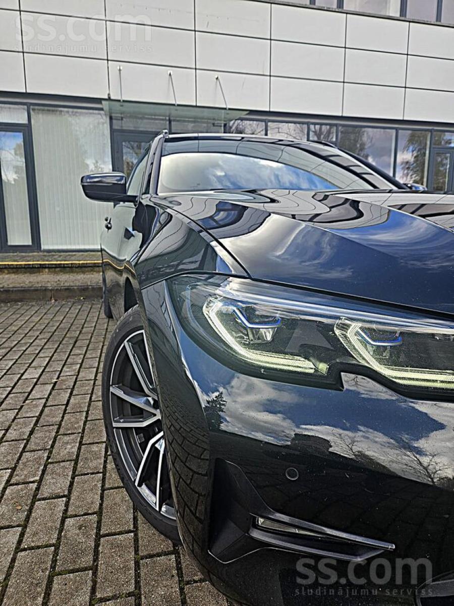 Black BMW 320 2021 in Tukums, with an engine capacity of 2.00 L and mileage of 161 thousand km for 22500 €, photo 6 on AUTOMOTO.COM.LV