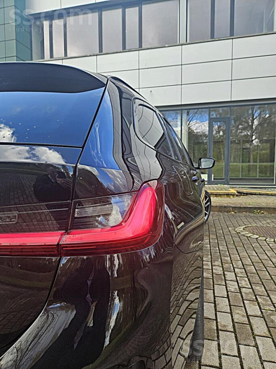 Black BMW 320 2021 in Tukums, with an engine capacity of 2.00 L and mileage of 161 thousand km for 22500 €, photo 7 on AUTOMOTO.COM.LV