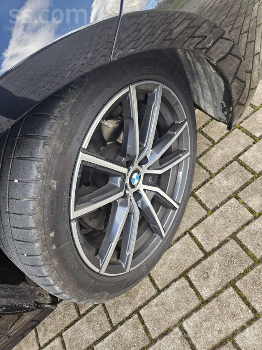 Black BMW 320 2021 in Tukums, with an engine capacity of 2.00 L and mileage of 161 thousand km for 22500 €, photo 9 on AUTOMOTO.COM.LV