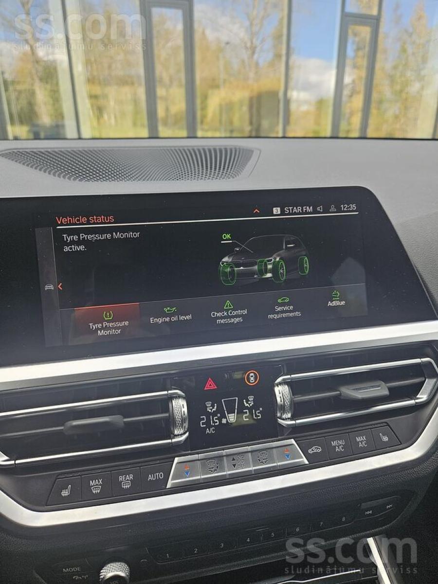 Black BMW 320 2021 in Tukums, with an engine capacity of 2.00 L and mileage of 161 thousand km for 22500 €, photo 20 on AUTOMOTO.COM.LV